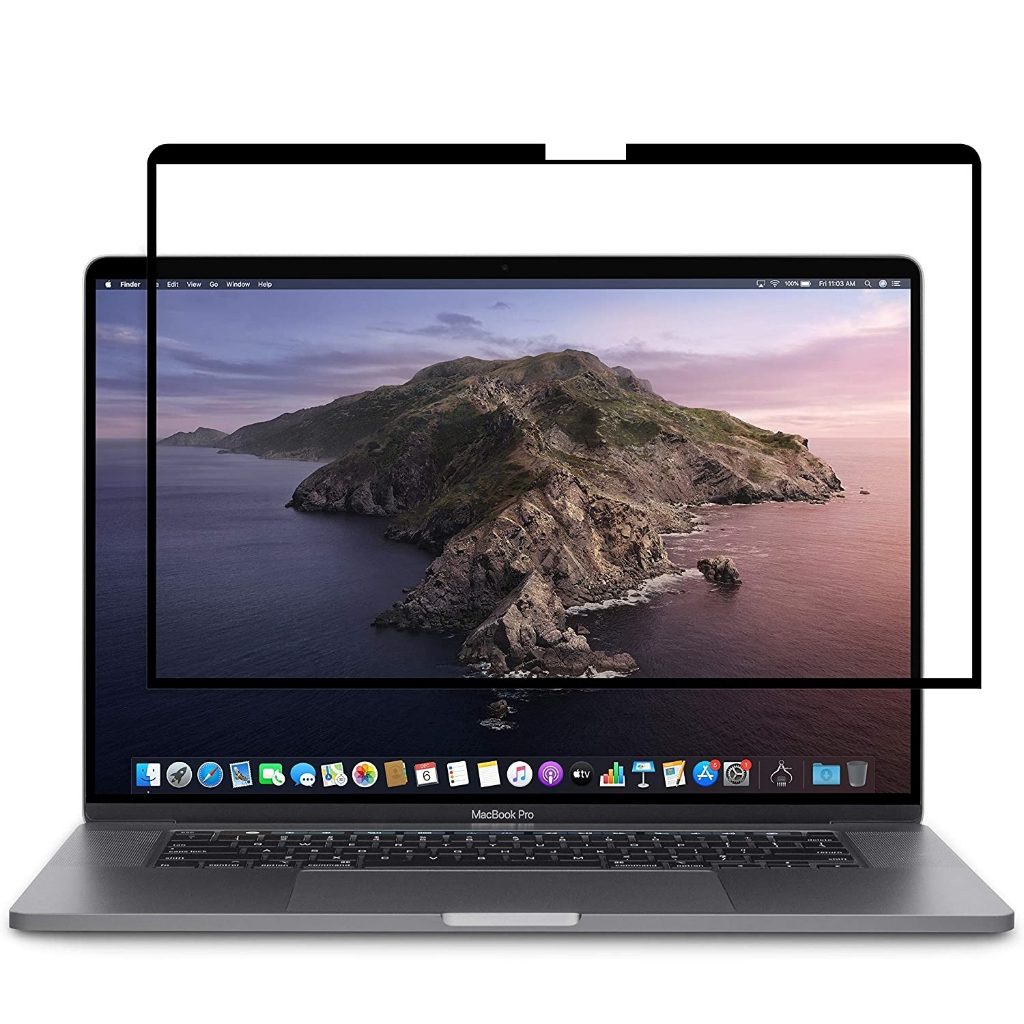 2 in 1 Bezel ป้องกันหน้าจอ Anti-Glare พร้อม Anti-Blue Light สําหรับ ...