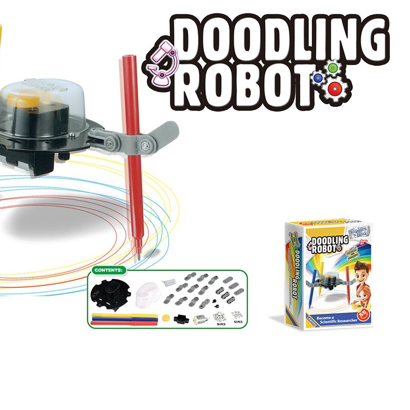Explore & Find-Doodling Robot DIY Science Kit education Kids Creative ...