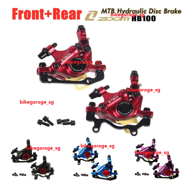 [ผู้ขาย Sg] Zoom Xtech HB100 Mtb Line ดึงแหนบเบรคไปข้างหน้าแผ่นไฮดรอลิก ...