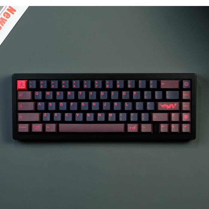 ปุ่มกด GMK Red Dragon, 129 คีย์ PBT ปุ่มกด โปรไฟล์เชอร์รี่ DYE-SUB ปุ่ม ...