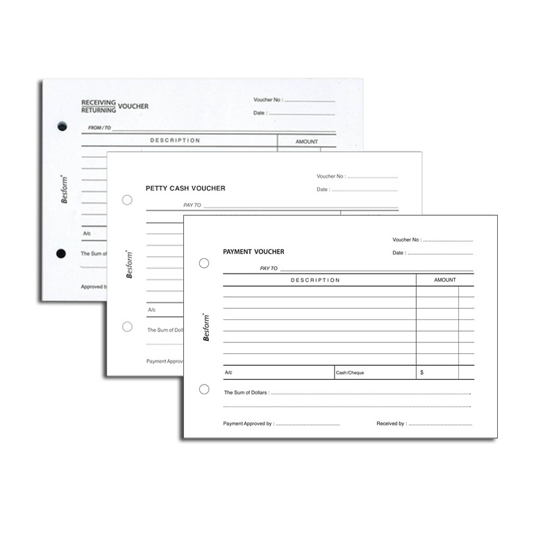 Besform Pay / Salary / Cheque / Petty Cash / รับ / Returning voucher ...