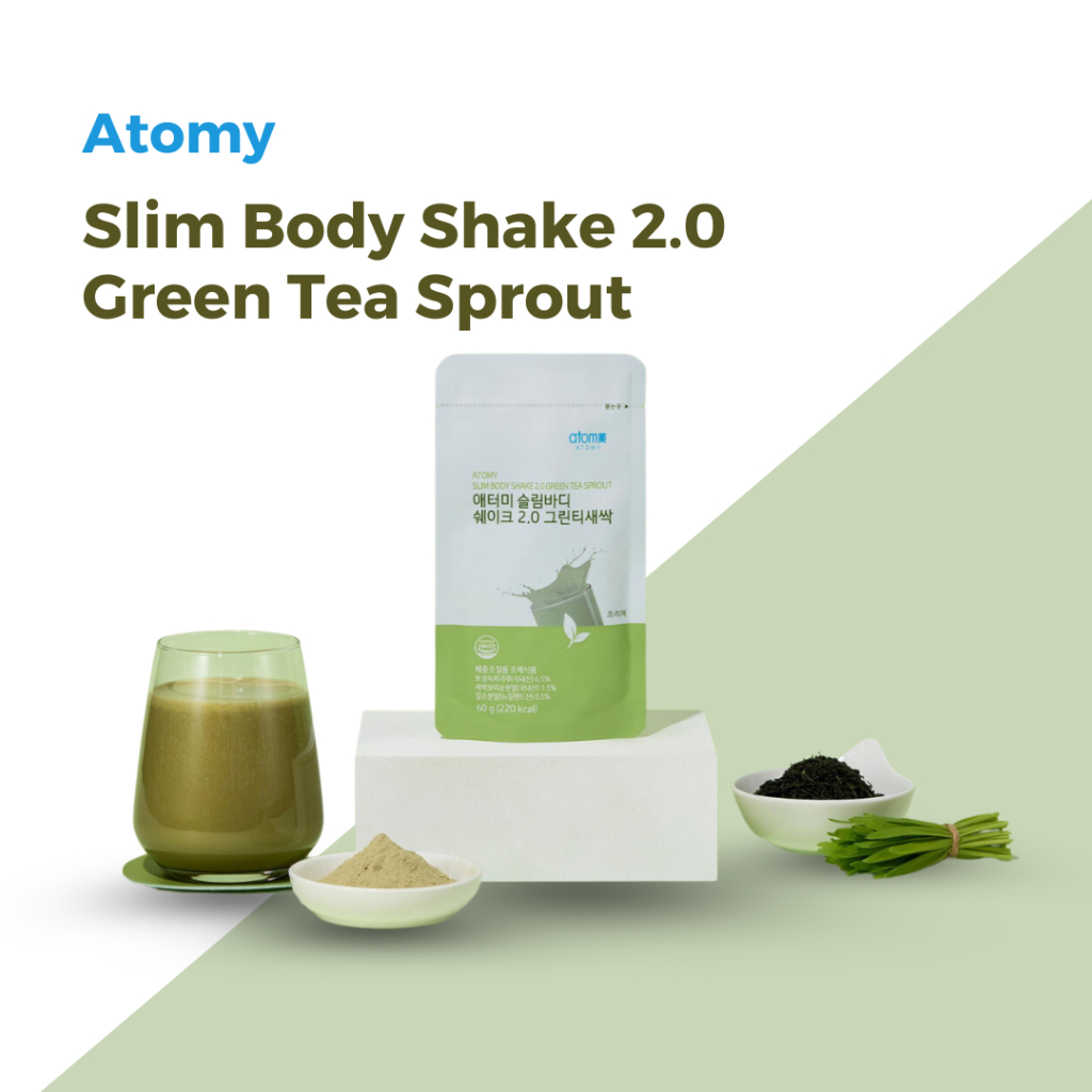 Atomy Slim Body Shake ชาเขียวเขย่า 2.0 60 กรัม x 15 ซอง | Shopee Thailand