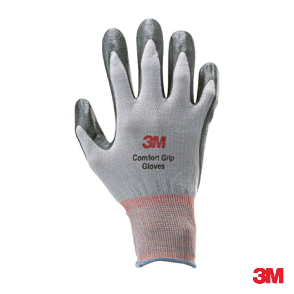 [3M] Comfort Grip Gloves / 5 Colors / Nitrile Foam Coated Safety Gloves ...