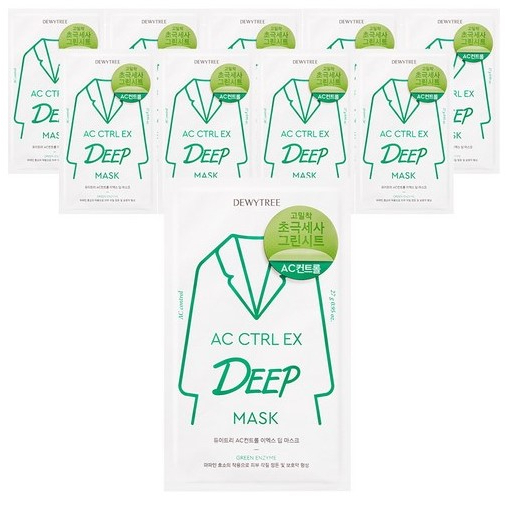 [ Dewytree ] AC Ctrl EX Deep Mask 27 มล. X 10EA / Dewytree Acne Control ...