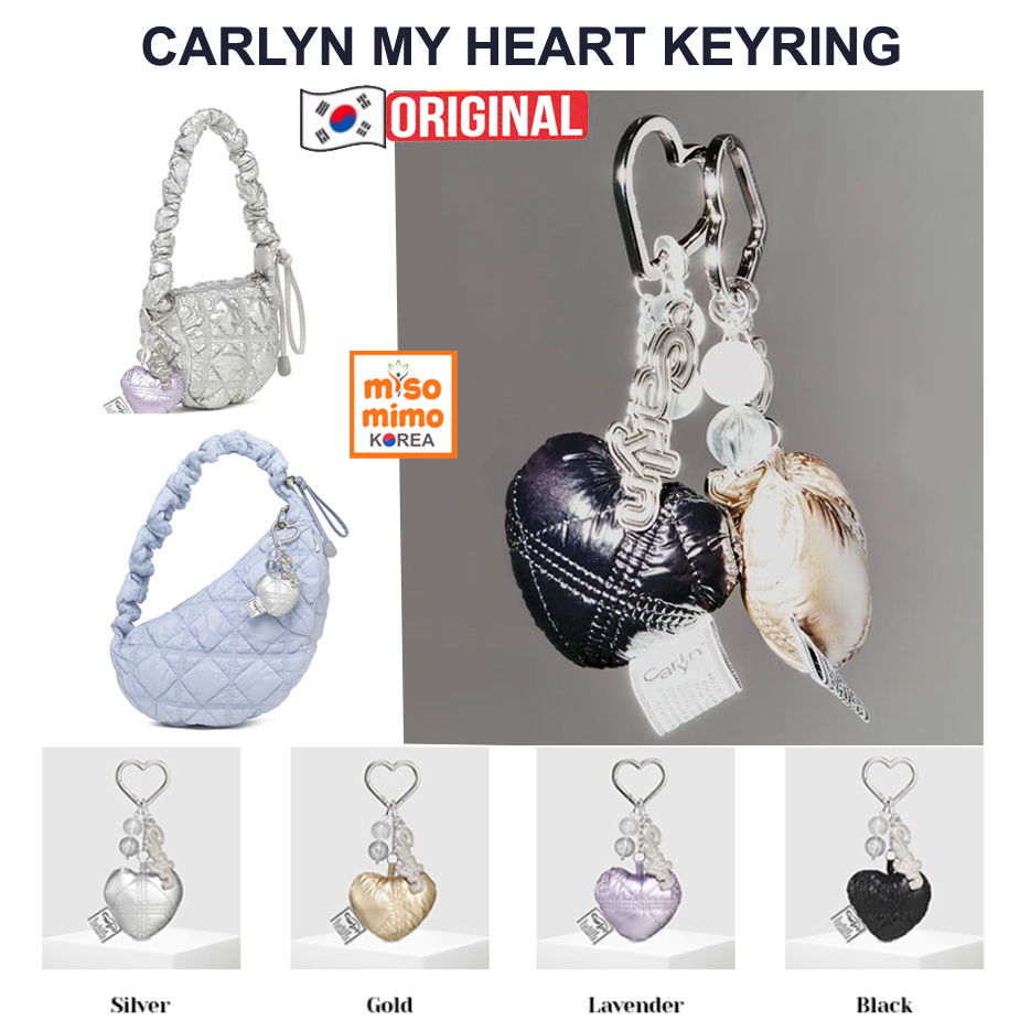 ️แท้ / พร้อมส่ง ️ Carlyn MY HEART KEYRING CHARM BAG ของแท้ 100% ...