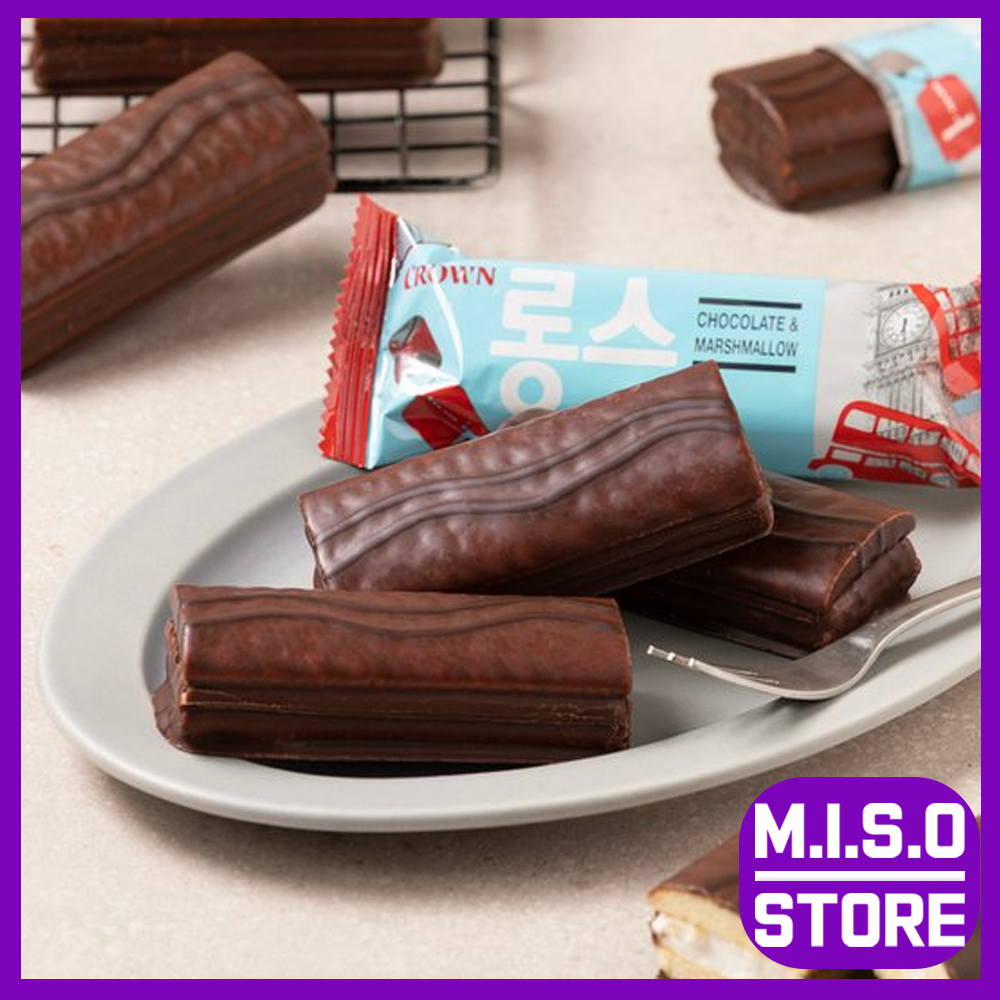 [มงกุฎ] Longs Korea Stick Chocopie (16EA, 8EA 2 กล่อง) | Shopee Thailand