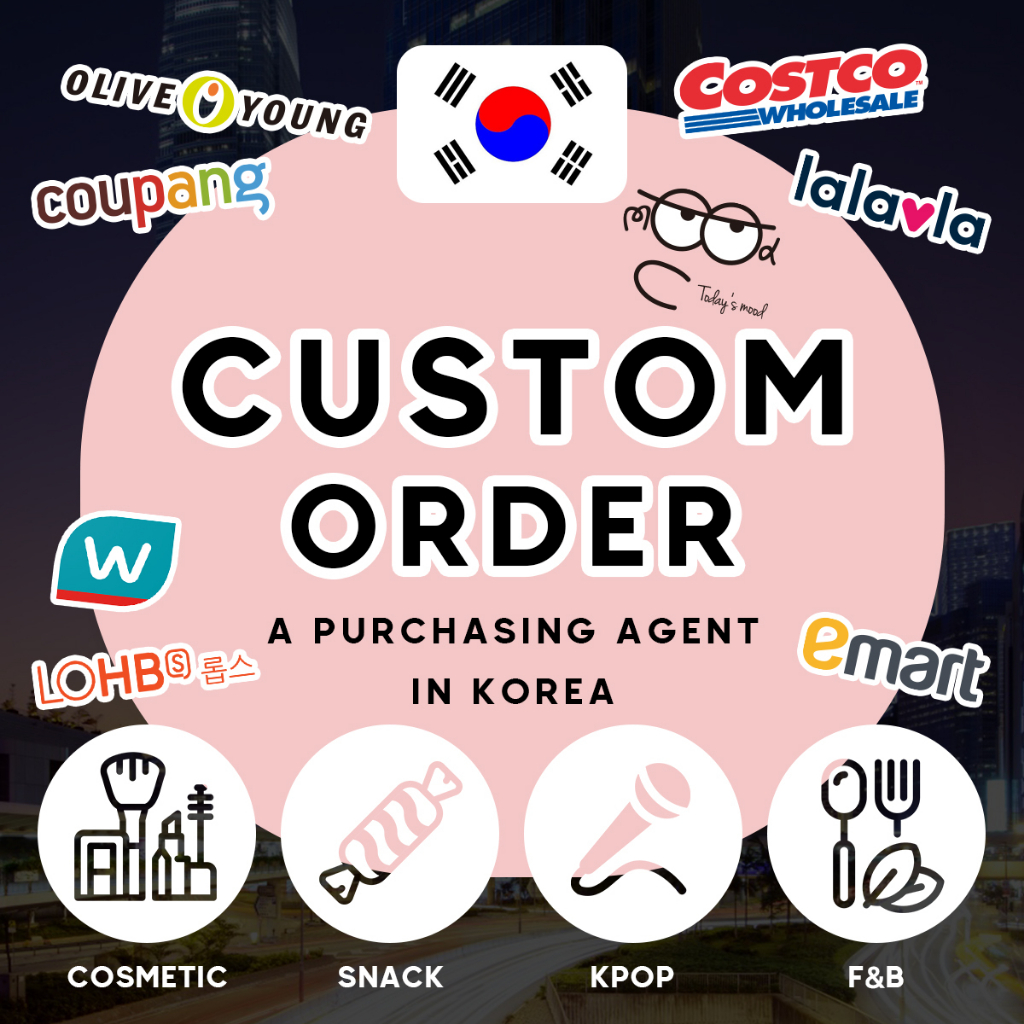 [CUSTOM ORDER] สั่งทํา ตัวแทนซื้อจากเกาหลี | เครื่องสําอาง ขนมขบเคี้ยว KPOP Food bts OliveYoung ...