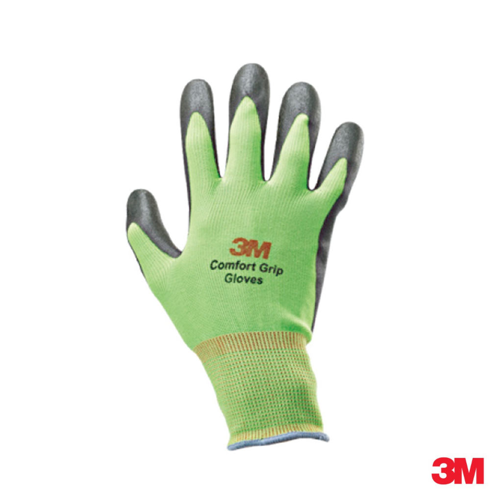 [3M] Comfort Grip Gloves / 5 Colors / Nitrile Foam Coated Safety Gloves ...
