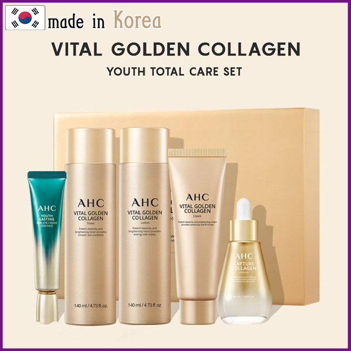 Ahc Vital Golden Collagen Youth Total Care ชุดของขวัญพร้อมถุงช้อปปิ้ง ...
