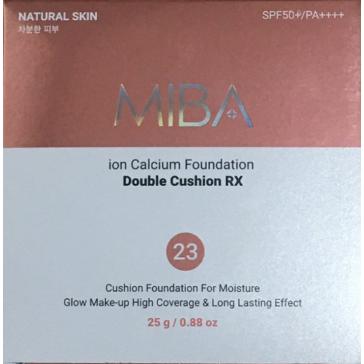 Miba Ion Calcium รองพื้นคุชชั่นคู่ RX / Big Cushion SPF50+ / PA ...