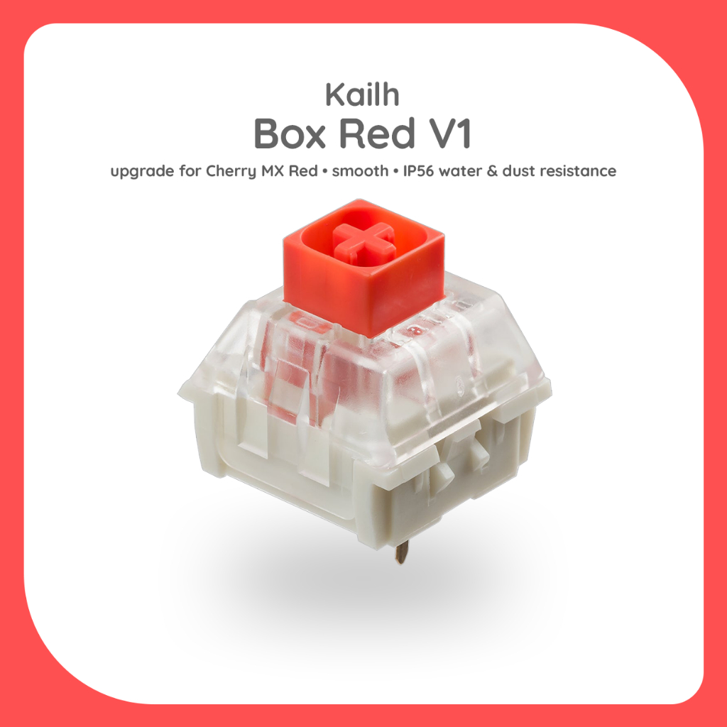 [ของแท้] Kailh Box Red Linear switch สําหรับคีย์บอร์ดเชิงกล ทั้ง ...