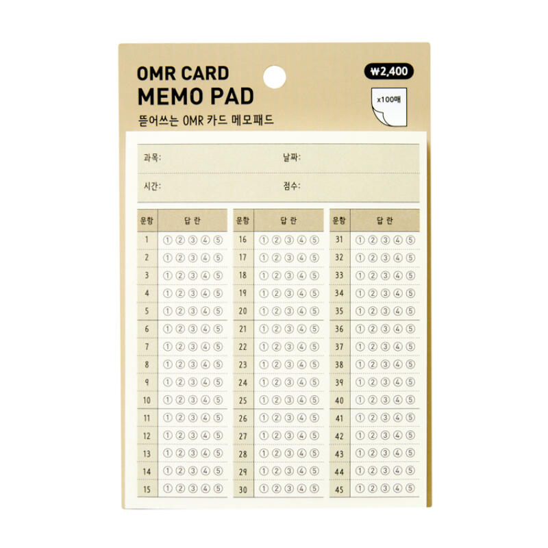 [ARTBOX] From Korea แผ่นบันทึก OMR Memo Pad | Shopee Thailand