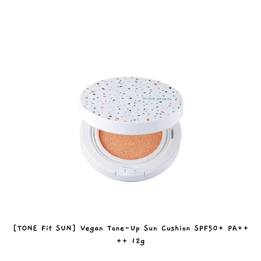 [Tone Fit Sun] Vegan Tone-Up Sun Cushion SPF50+ PA++++ 12 กรัม / k ...
