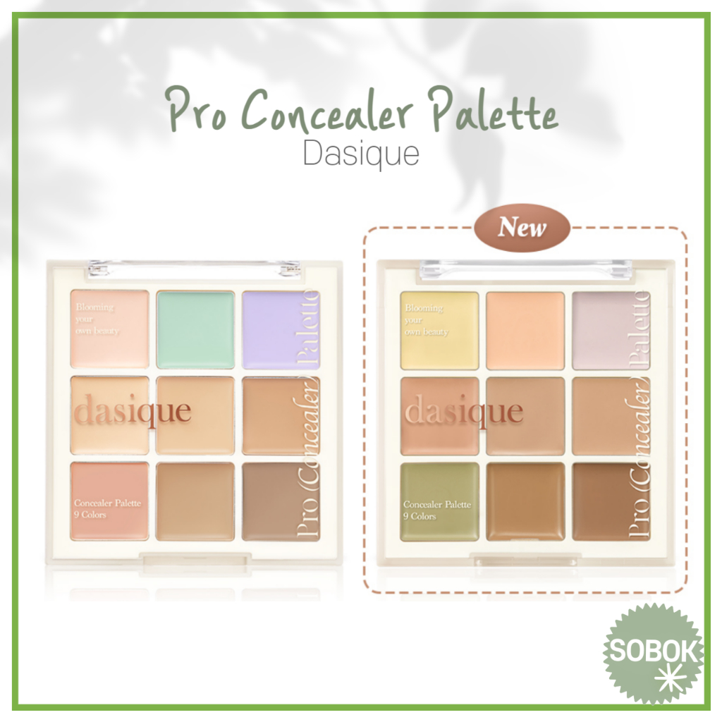[Dasique] Pro Concealer Palette 2 colors color correcting | Shopee Thailand