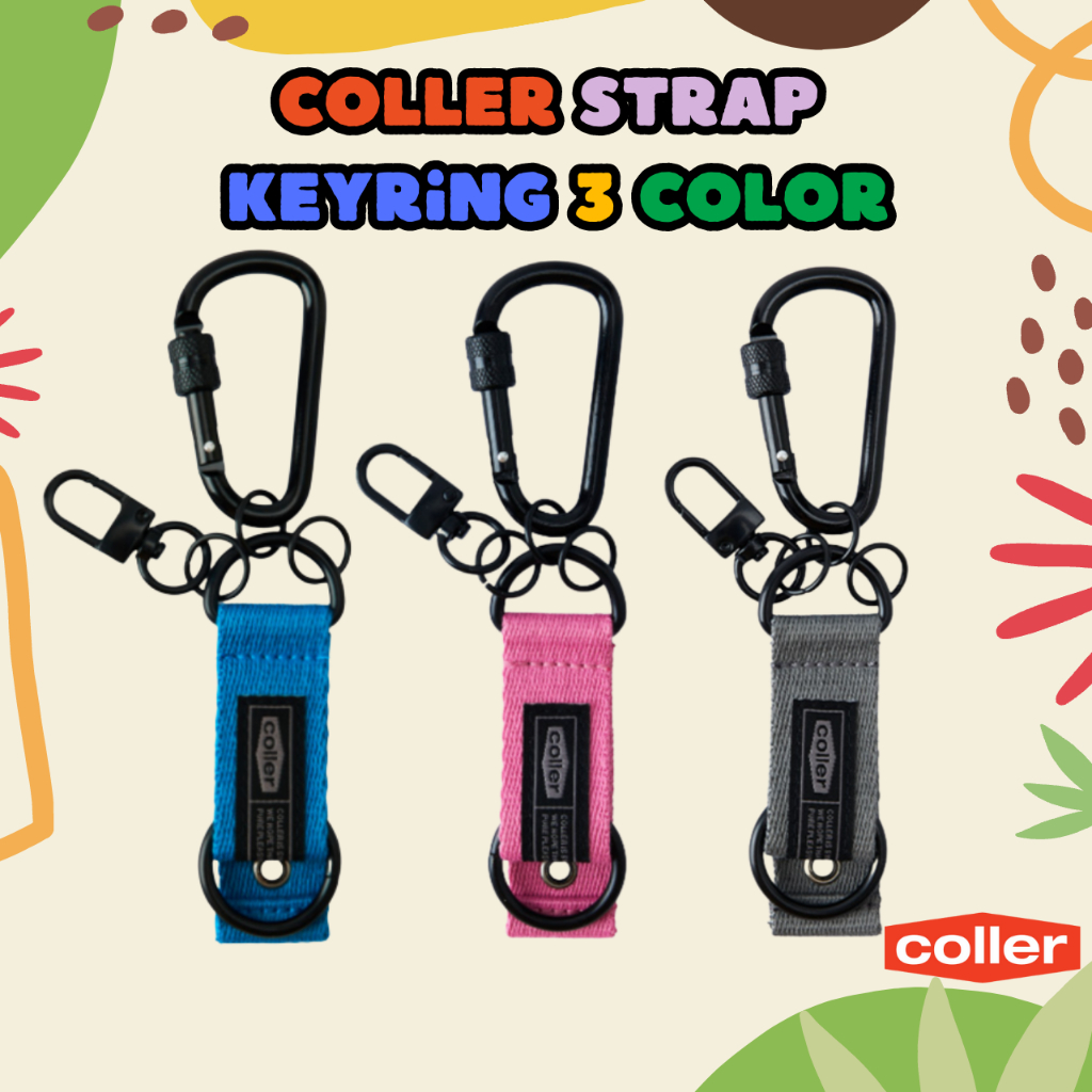 [LINE Friends X COLLER] สายคล้องคอ พวงกุญแจ 3 สี | Shopee Thailand