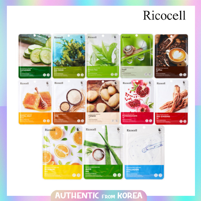 Ricocell - Nature Recovery Mask Pack 23 g (1ea) 13 TYPE | Shopee Thailand