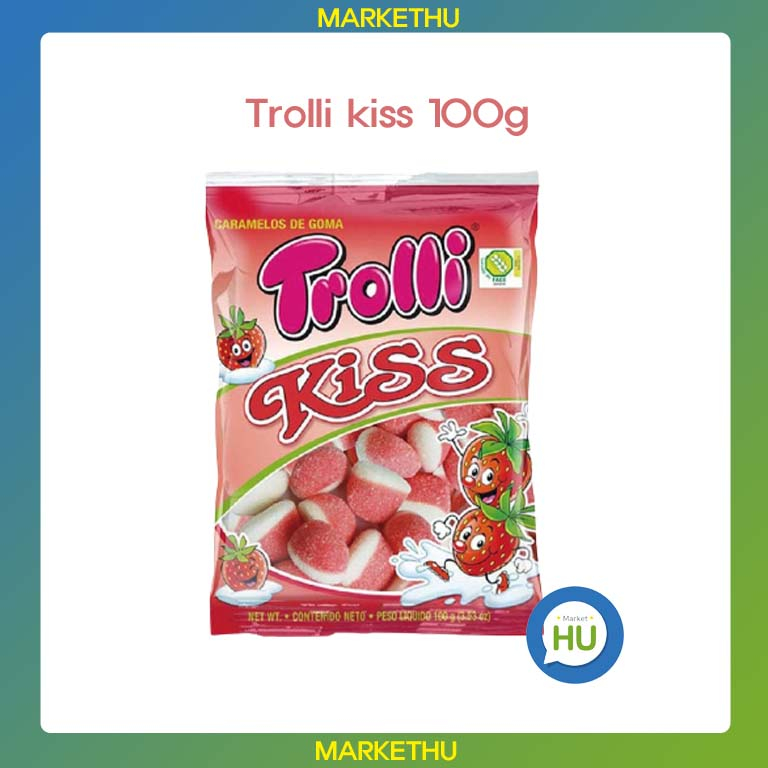 Trolli Jelly 9 ซีรีส์ยอดนิยม 100 กรัม (ยกเว้นพิซซ่าเจลลี่ 48 กรัม) หนอน ...