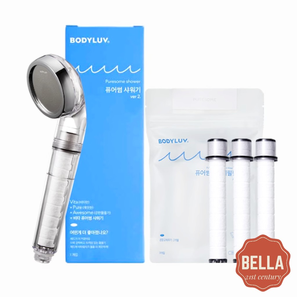 [Bodyluv] หัวฝักบัวอาบน้ํา กรองบริสุทธิ์ Puresome shower head, pure filter | Shopee Thailand