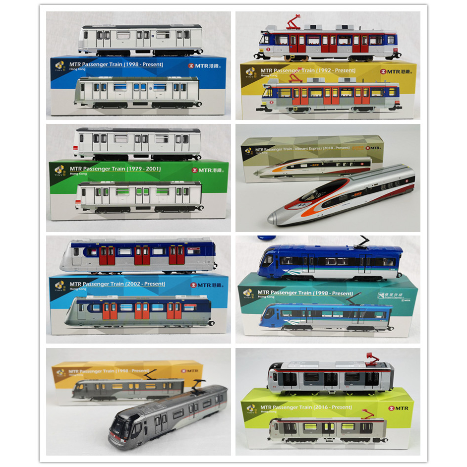 Tiny Hong Kong MTR Subway Passenger Train 1/120 Diecast Model MTR 01-09 ...