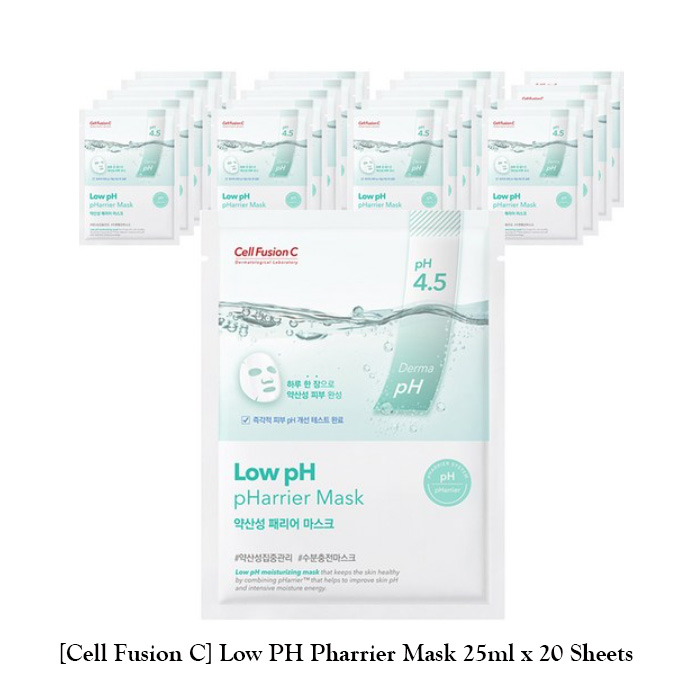 [Cell Fusion C] มาส์กหน้า PH Pharrier Mask 25 มล. x 20 แผ่น / K-BEAUTY ...