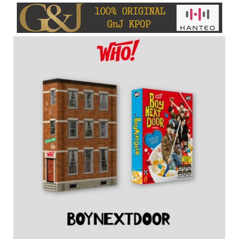 BOYNEXTDOOR - WHO! (Who ver. + Crunch ver.) 1st Single Album | Shopee Thailand