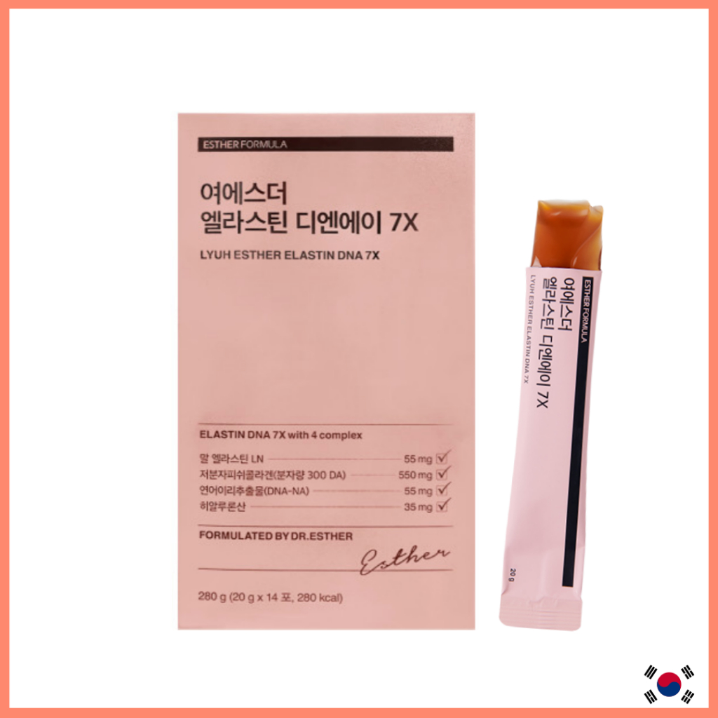 [Esther Formula] Elastin DNA 7X with 4 complex 20g x 14ea Low molecular ...