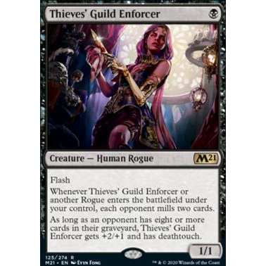 M21_125 THIEVES GUILD ENFORCER MTG Magic The Gathering: 21st Edition | Shopee Thailand
