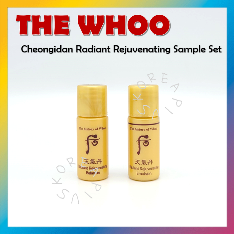 [THE Whoo] Cheongidan Radiant Rejuvenating Balancer + Emulsion 5 มล. ...