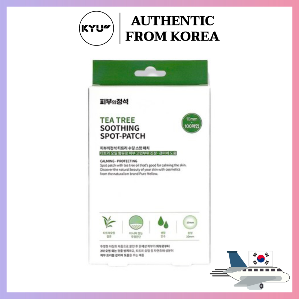 Teatree แผ่นแปะจุด ผ่อนคลาย สําหรับทุกสภาพผิว (100 ชิ้น) | Teatree Soothing Spot Patch For All ...