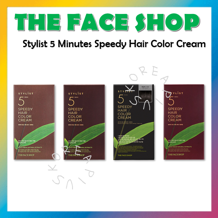 [THE FACE SHOP] Stylist 5-Min Speedy Hair Color Cream – Quick Grey ...