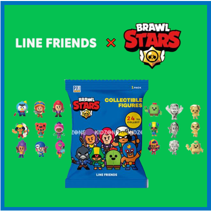 ฟิกเกอร์ Line Friends Brawl Stars แบบสุ่ม 1P | Shopee Thailand