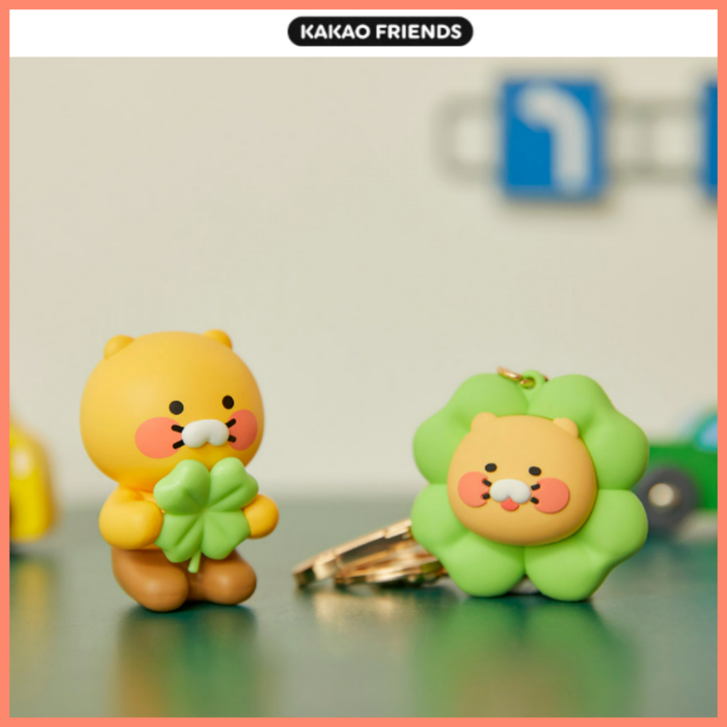 [KAKAO FRIENDS] Good Luck Choonsik CAR AIR FRESHENER & KEYRING SET | Shopee Thailand