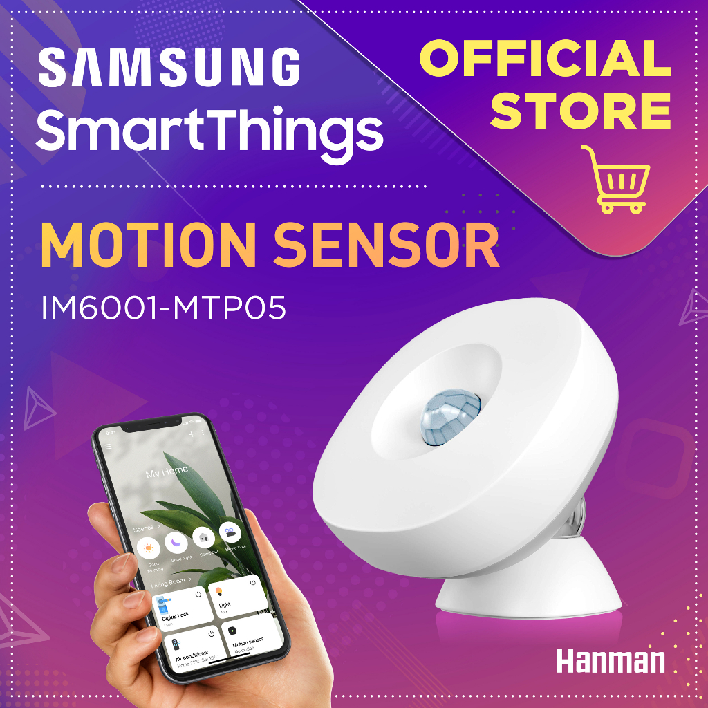 Samsung SMARTTHINGS MOTION SENSOR (รับประกัน 1 ปี + รองรับเทคโนโลยี ...