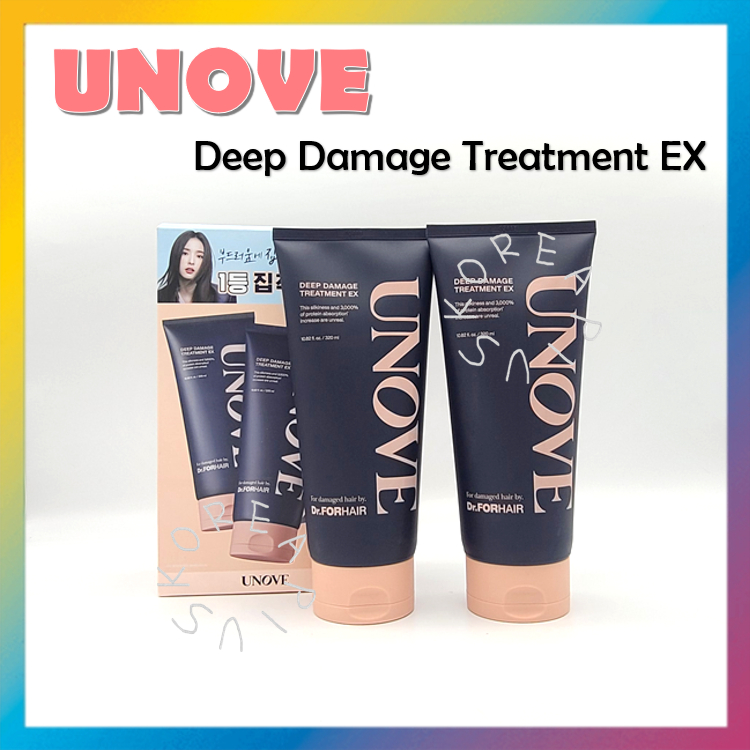 [UNOVE] ชุดทรีตเมนต์รักษาความเสียหายอย่างล้ําลึก EX 320 มล. / ชุดความจุขนาดใหญ่ | Shopee Thailand