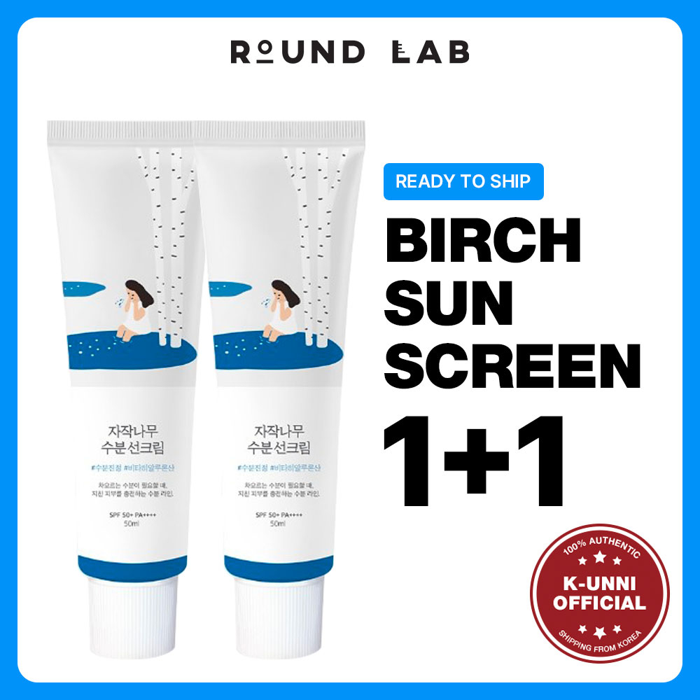 [ROUND Lab] BIRCH SUNSCREEN SPF50+ PA++++ / 50 มล. + 50 มล. / พร้อมส่ง ...