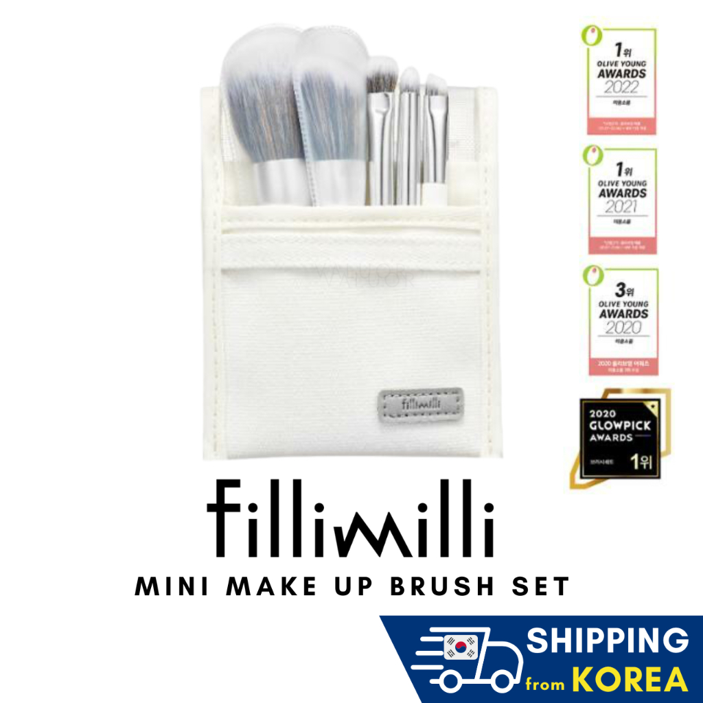 [Fillimilli] ชุดแปรงแต่งหน้า ขนาดเล็ก (5P) | Shopee Thailand