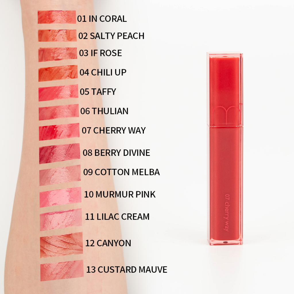 [rom&nd] DEWY·FUL WATER TINT ทินท์แบบน้ํา เต็มรูปแบบ (11 สี) | romand ...