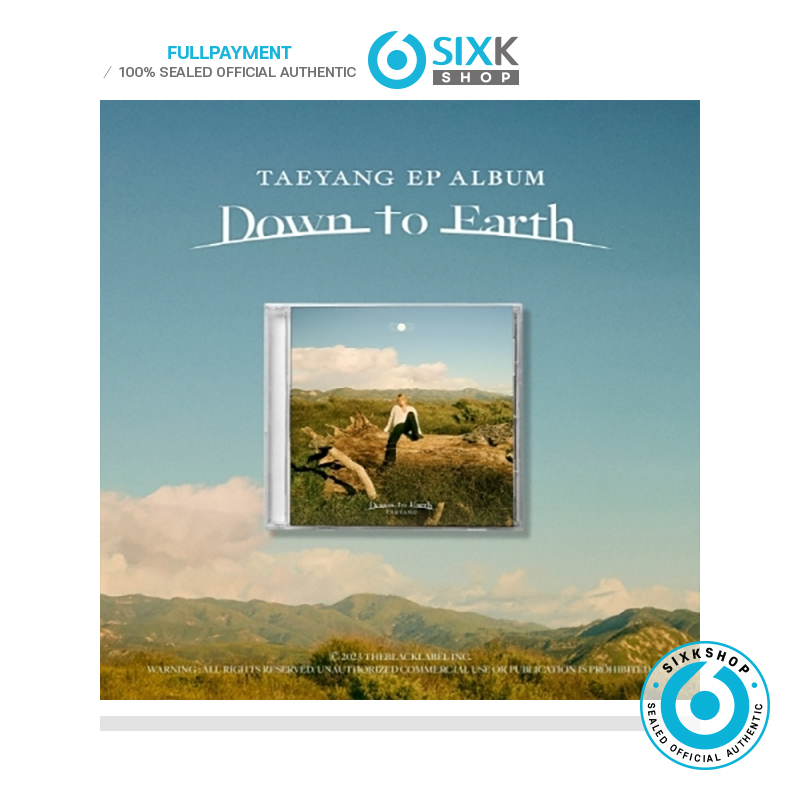 TAEYANG EP ALBUM [Down to Earth] | Shopee Thailand