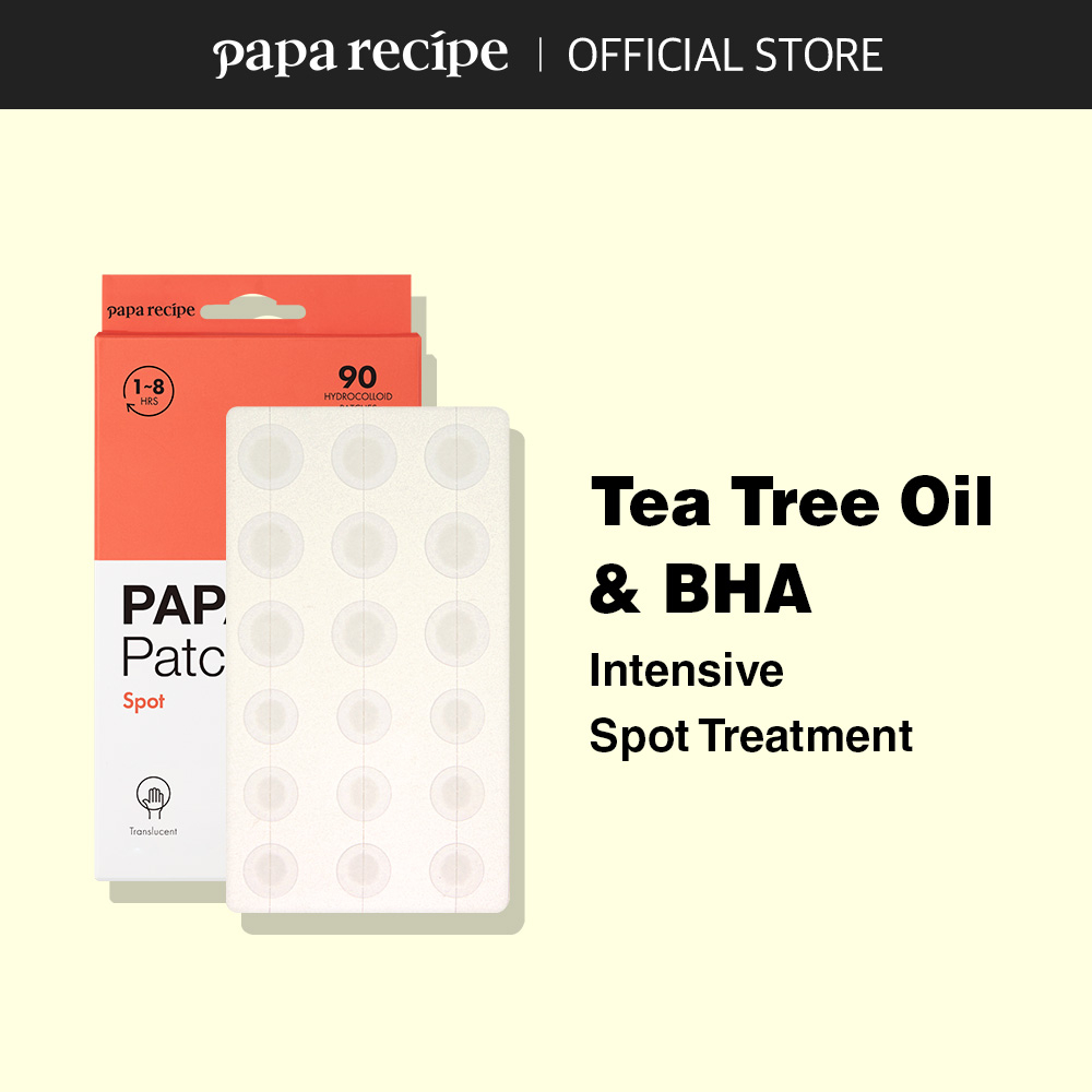 Papa แผ่นแปะสิว สูตร PAPA's Patch Spot (90 แผ่น) | Shopee Thailand