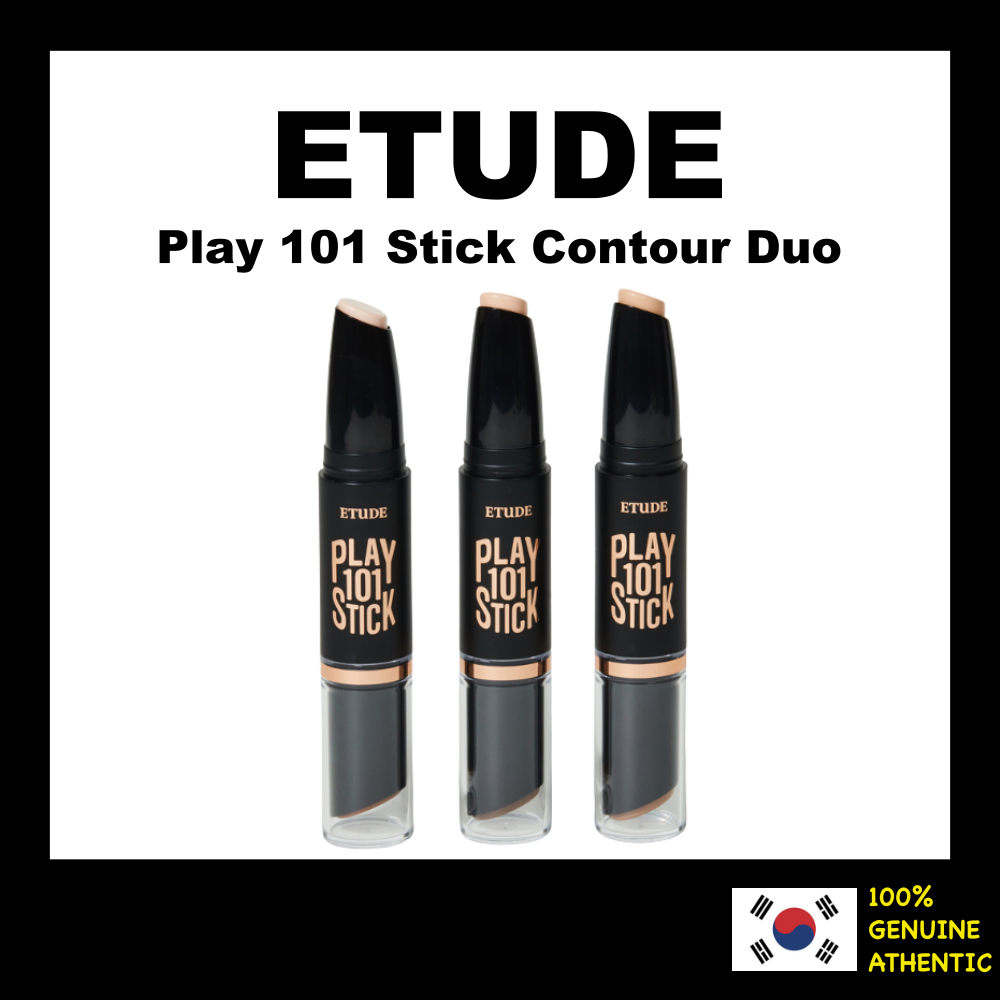[ETUDE] Play 101 Stick Contour Duo 6g - ไฮไลท์เตอร์ เนื้อครีม สําหรับแต่งหน้า คอนทัวร์ง่ายจาก ...