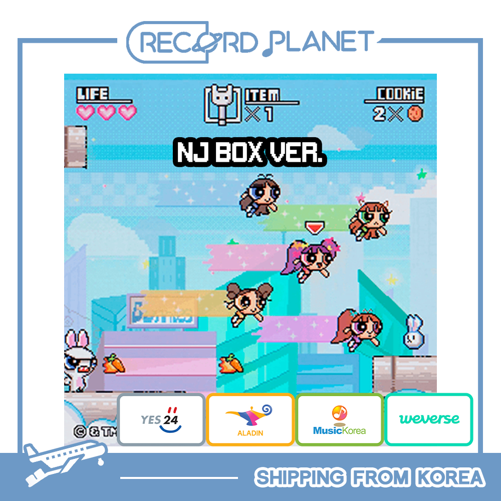 [POB] NEWJEANS - GET UP The POWERPUFF GIRLS X NJ Box ver. 2nd EP + Free Gift | Shopee Thailand