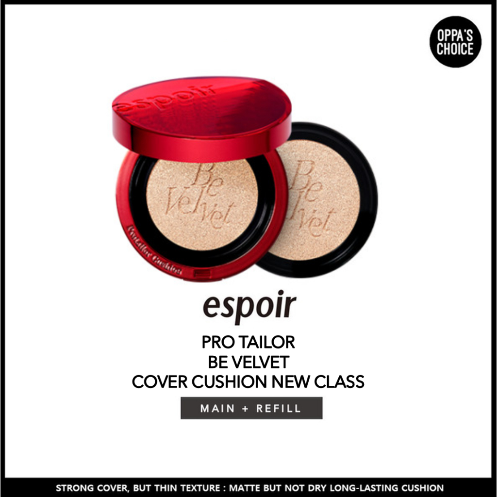 [MAIN+REFILL] ESPOIR เอสพอร์ PRO TAILOR BE VELVET CUSHION 13g*2 NEW ...