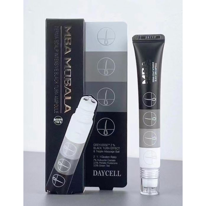 [ ผลิตในเกาหลี ] DAYCELL MBA Derma Scalp Intensive Anti Hair Loss Black ...