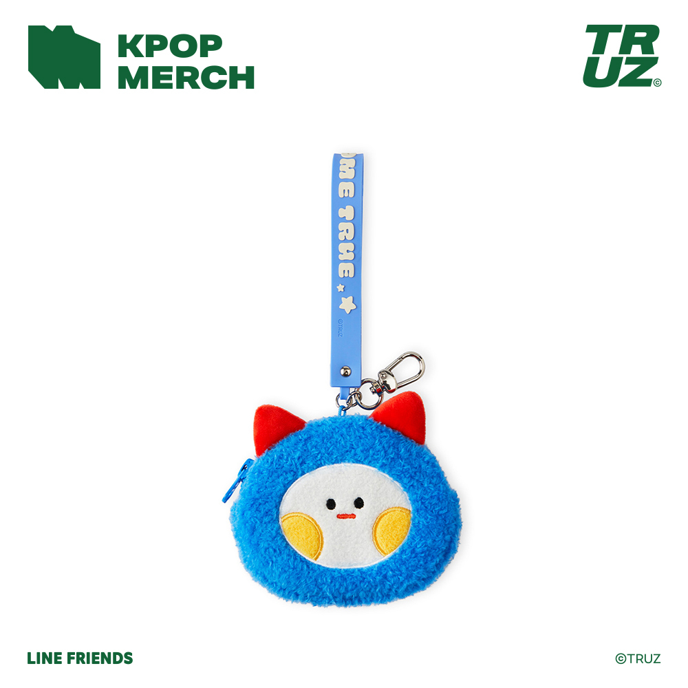 LINE FRIENDS TREASURE TRUZ MININI FACE PLUSH POUCH | Shopee Thailand