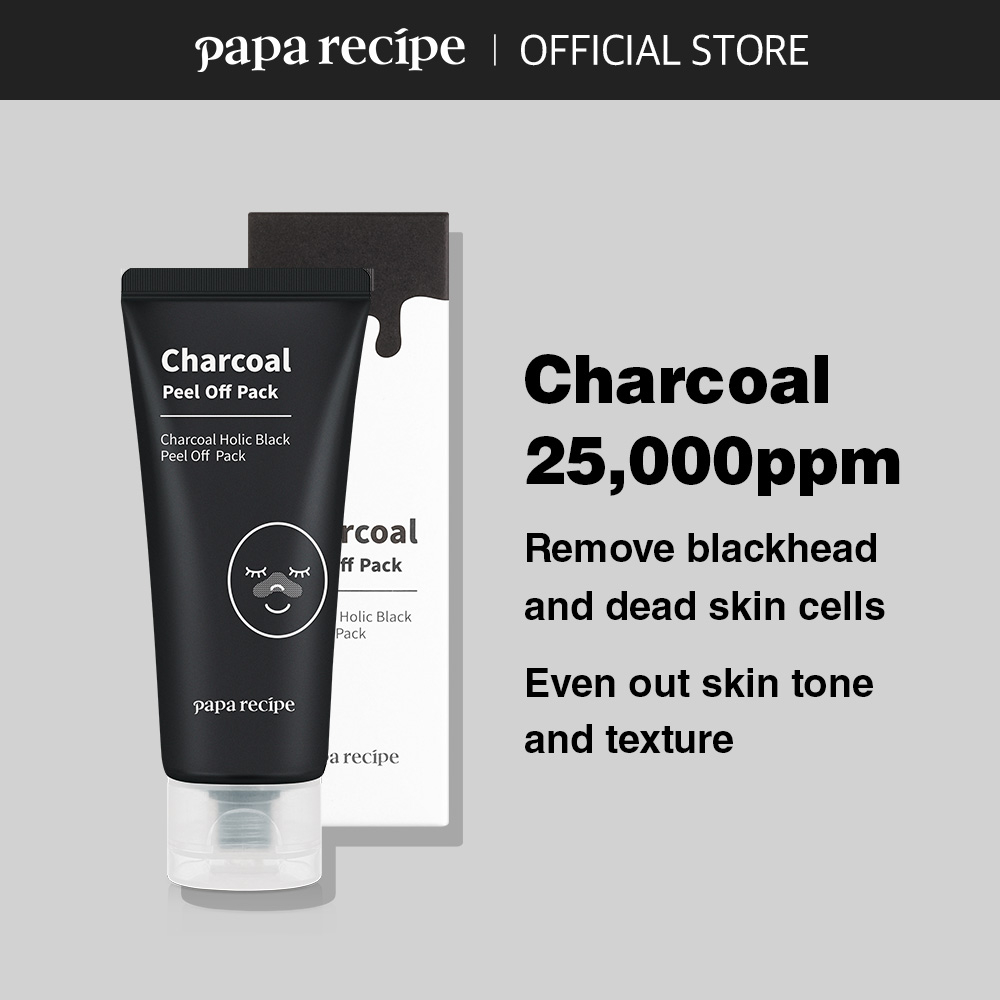 papa recipe Charcoal Holic Black Peel Off Pack (50ml) ชาร์โคลโฮลิกแบ ...