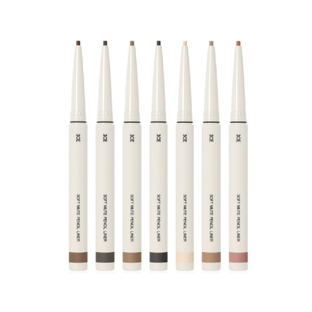 3ce soft mute pencil liner ไร้เสียง 7color 0.1g | Shopee Thailand