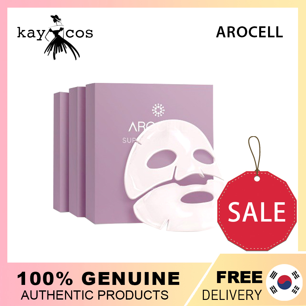 Arocell Super Power Mask (4 แผ่น) ไวท์เทนนิ่ง ปรับปรุงริ้วรอย ฟังก์ชั่น ...