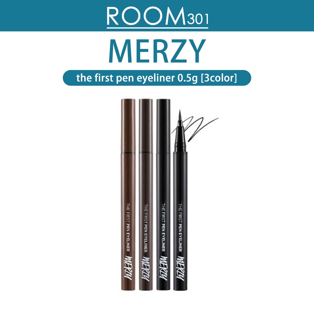 [MERZY] ปากกาอายไลเนอร์ 0.5 กรัม (3 สี) | Shopee Thailand