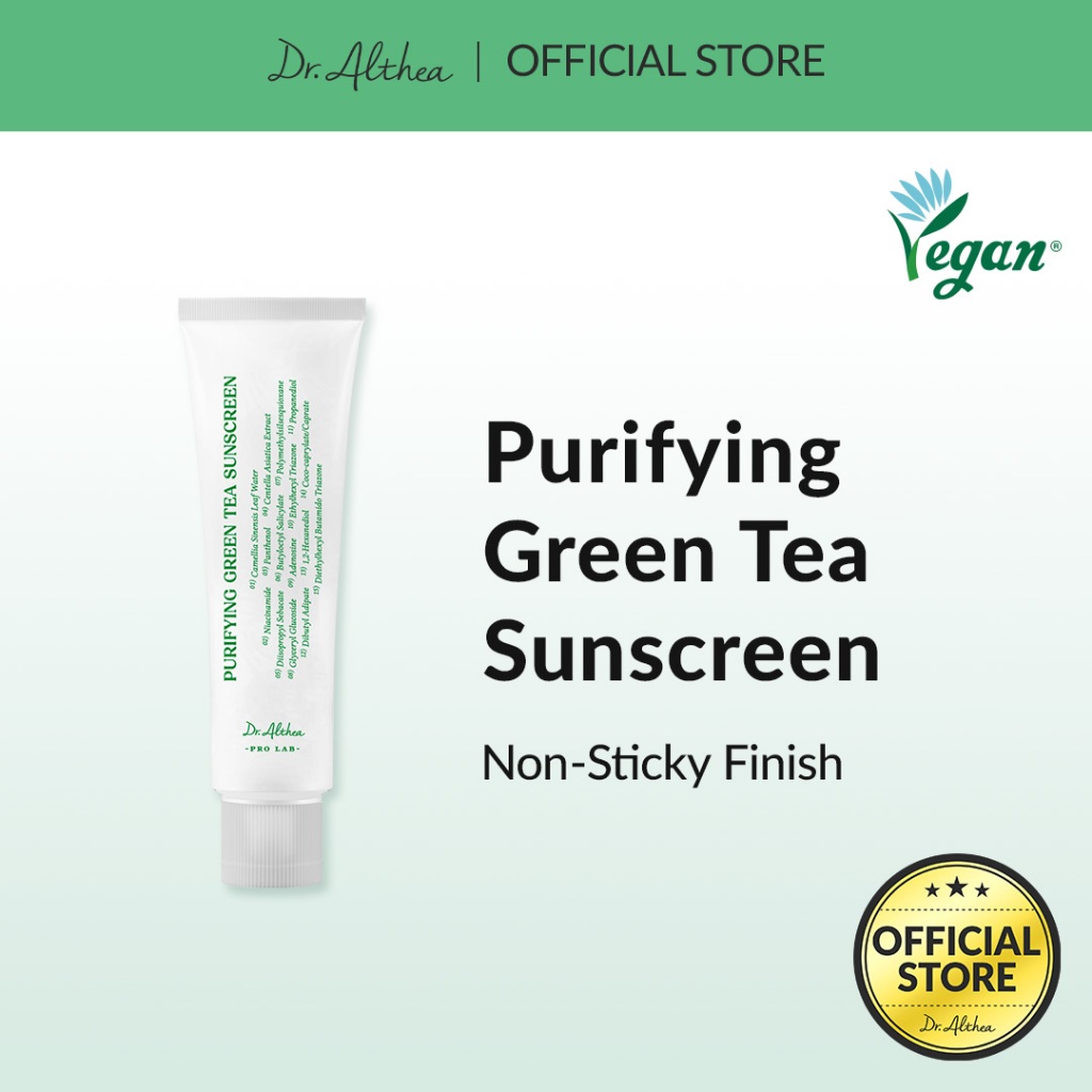 Dr.Althea Purifying Green Tea Sunscreen 50ml | Shopee Thailand