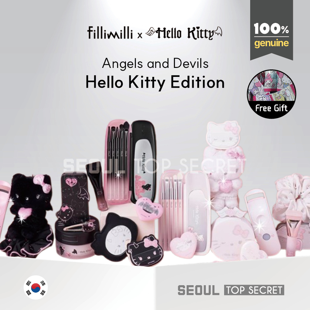 [Fillimilli] Hello Kitty Collabo Edition / Cushion Puff, Hair Pin ...